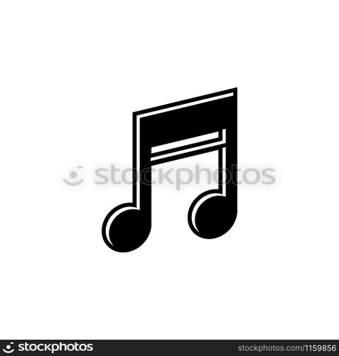 Music note graphic design template vector isolated illustration. Music ...