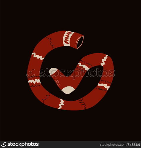 Pippi Longstocking vector cartoon illustration. Stocking icon. Logo ...