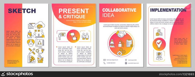 Birth control brochure template. Flyer, booklet, leaflet print, cover ...