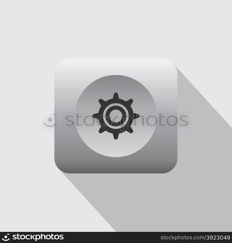 setting menu icon theme vector art illustration. setting menu icon ...