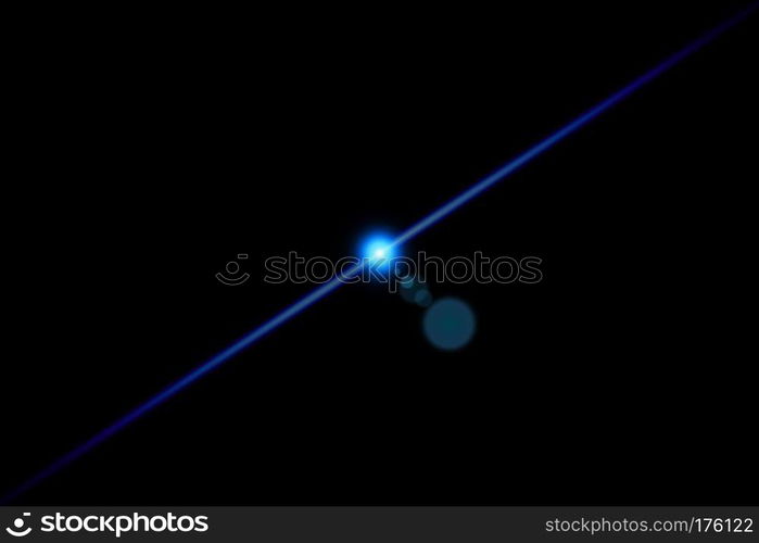 Shape, Single Line, Light Beam Spotlight Star Vector. Shape, Single ...
