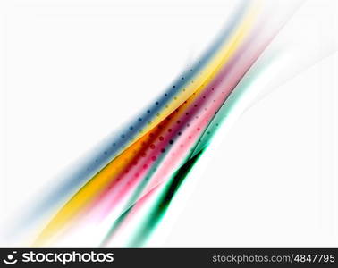 Shiny blurred line waves. Vector shiny blurred line waves — Stockphotos.com