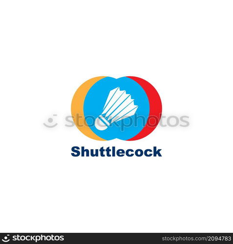 shuttlecock logo vector illustration logo design. — Stockphotos.com