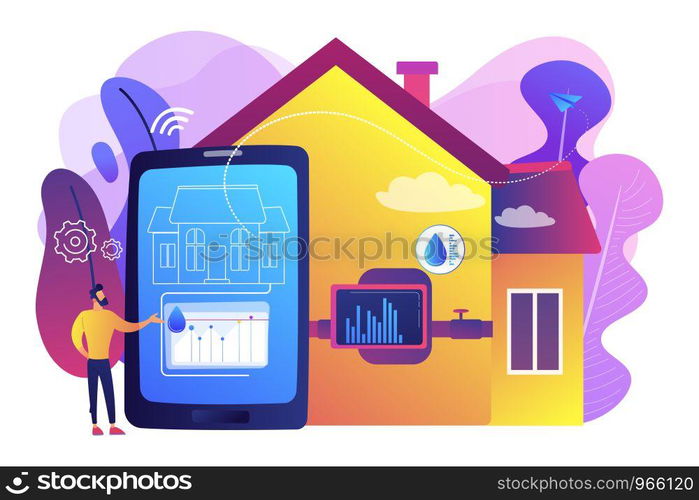 Smart home, house automation Water contamination detection system, real time water anomalies ...