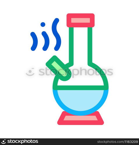 Smoking Bong Icon Vector. Outline Smoking Bong Sign. Isolated Contour ...