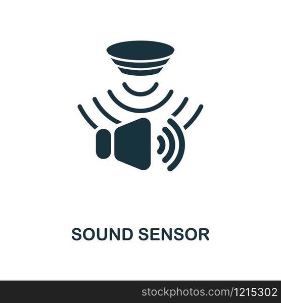 Ultrasonic Sensor Icon Monochrome Style Design From Sensors Collection Ux And Ui Pixel