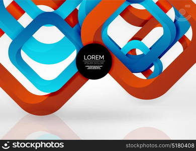 Squares geometric shapes in light grey 3d space. Squares geometric ...