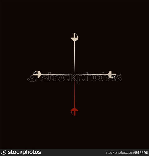 Three Musketeers original vector logo. Background or pattern icon ...