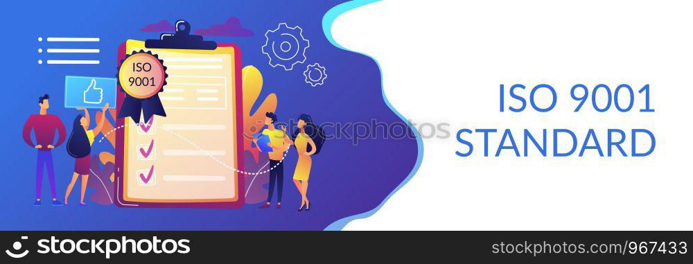 Tiny business people like standard for quality control. Standard for ...