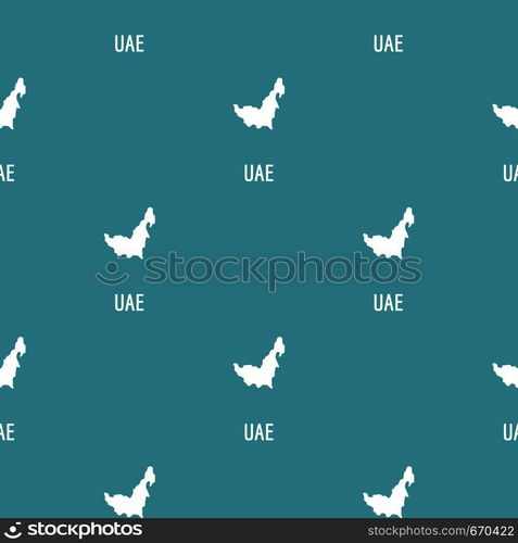 UAE map in black. Simple illustration of UAE map vector isolated on ...