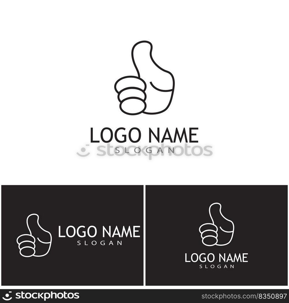 Vector Cartoon Hand Sign. Comics Clip art — Stockphotos.com