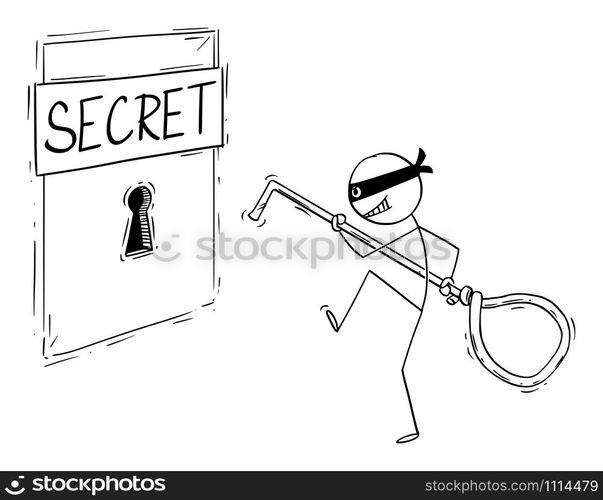 Vector cartoon stick figure drawing conceptual illustration of man in ...