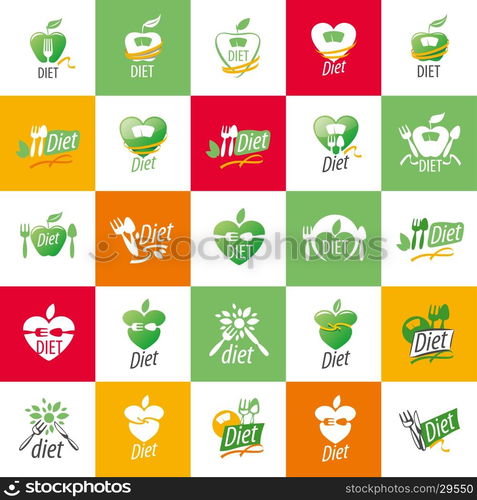 vector logo for diet. logo design template for diet. Vector ...