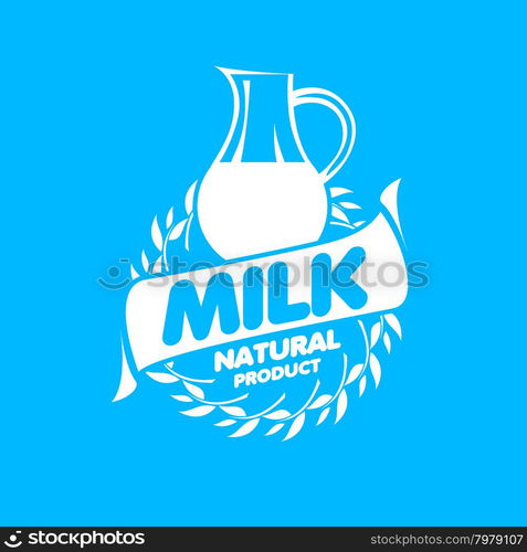 Vector Milk Logo —