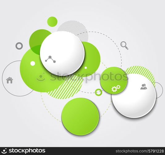 Vector Modern Design Circle template for infographics. Vector Modern ...