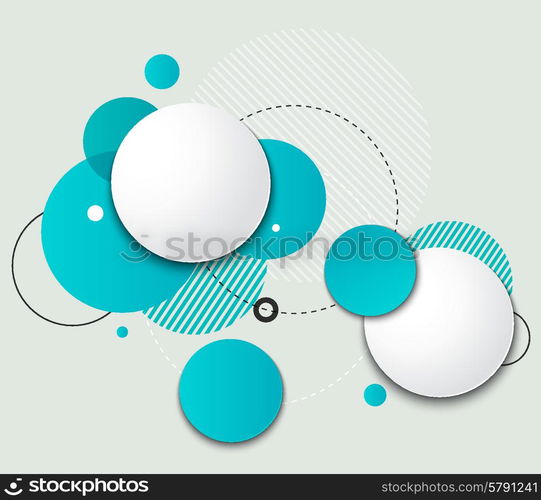 Vector Modern Design Circle template for infographics. Vector Modern ...