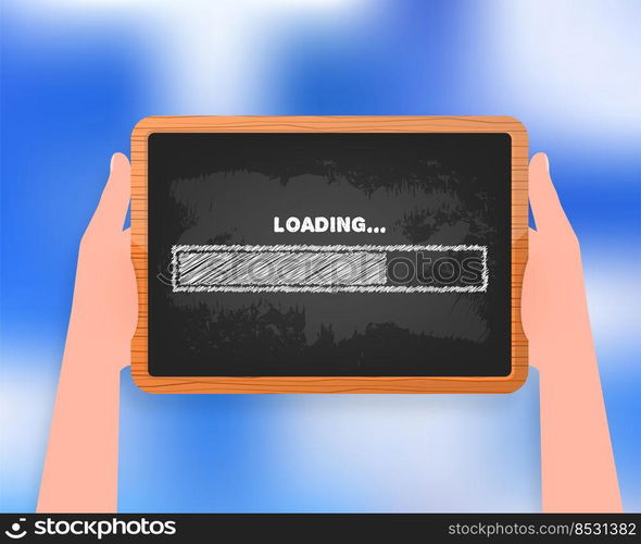 Vector Progress Loading Bar Set Process Indicator Vector Progress