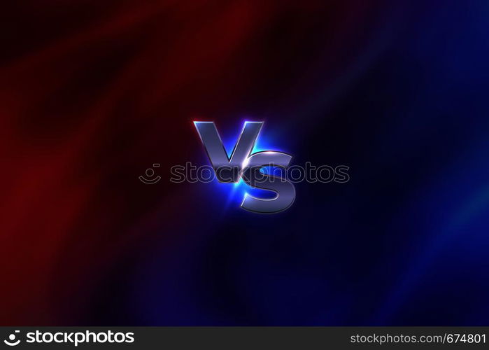 Versus concept. VS letters sport competition emblem, game battle ...