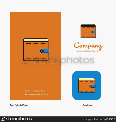 Wallet Company Logo App Icon and Splash Page Design. Creative Business ...