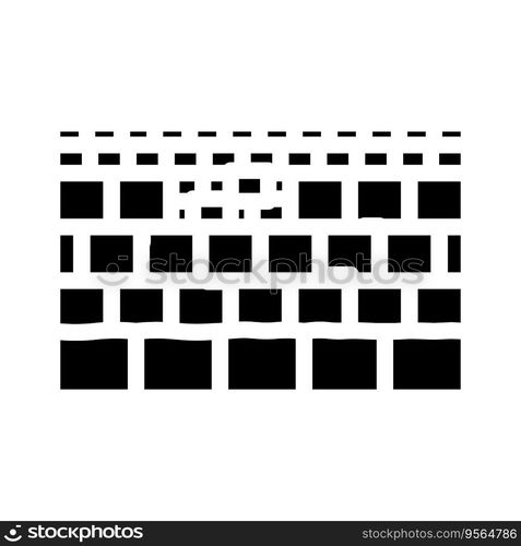 western wall wailing wall glyph icon vector. western wall wailing wall ...